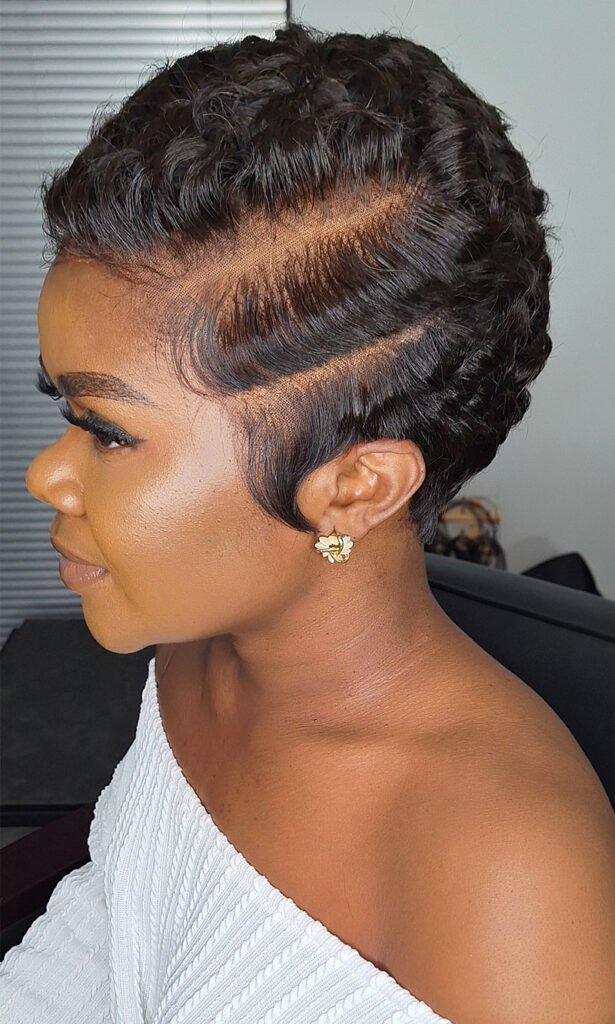 Gracia Pixie Wig With Full Lace - ivonmelda.com